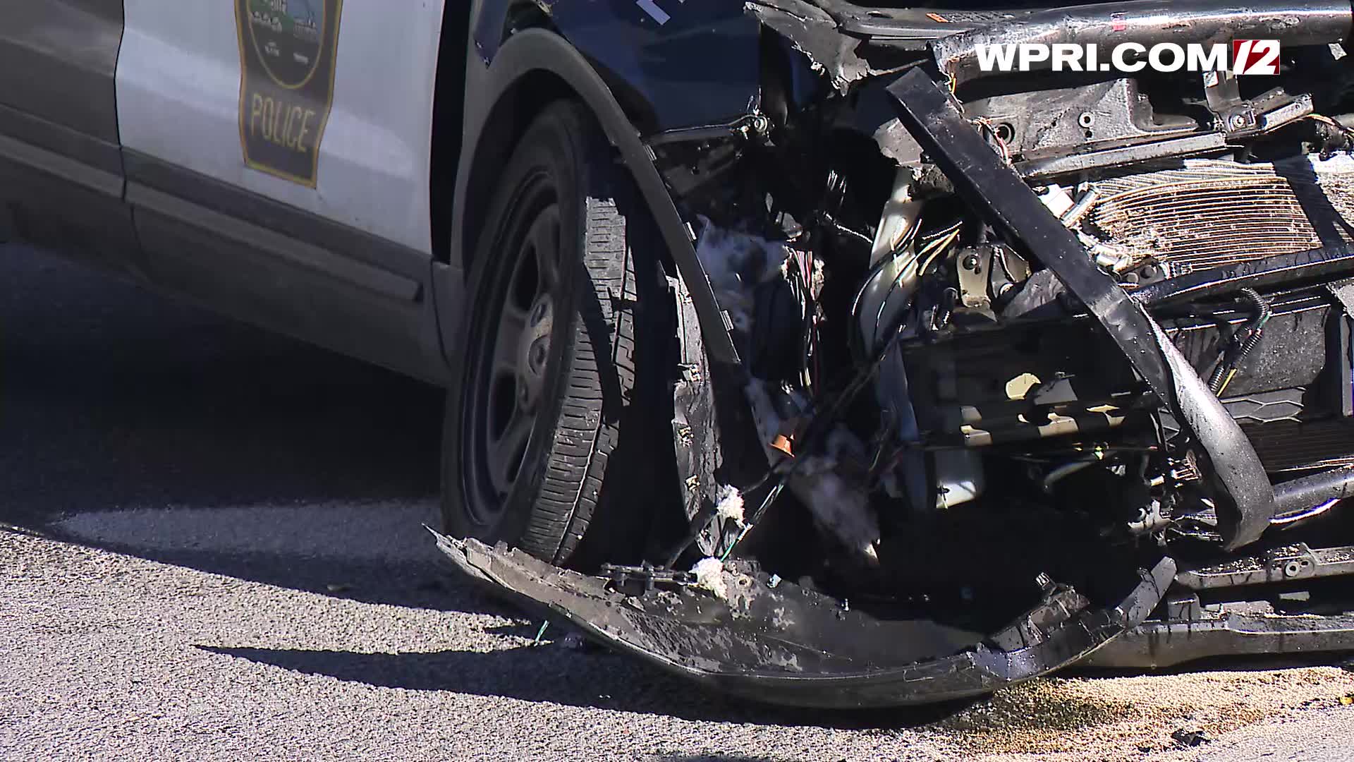 VIDEO NOW: Fall River police cruiser involved in a crash – WPRI.com