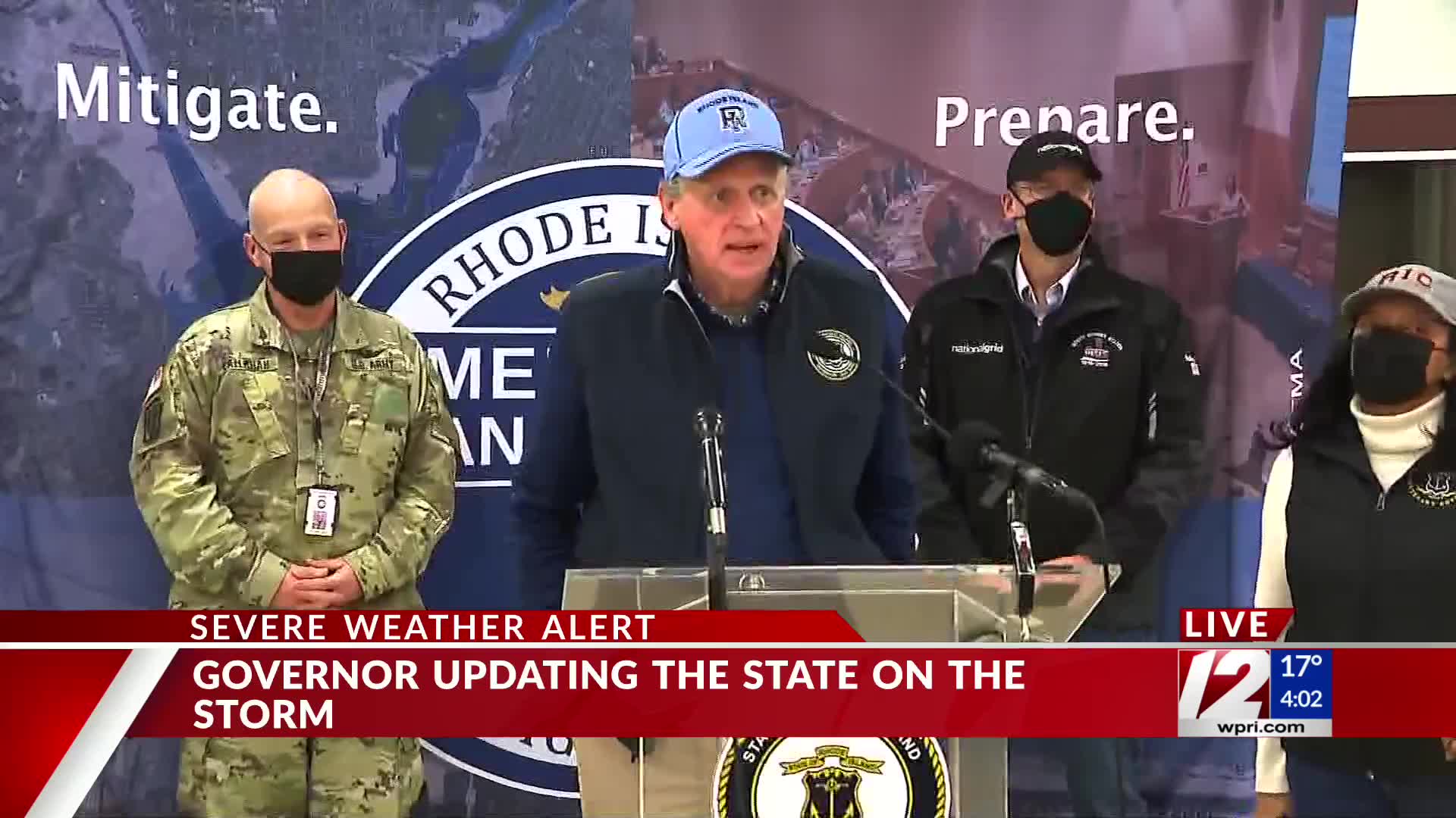 VIDEO NOW: RI emergency officials provide an update on the storm – 4 p ...