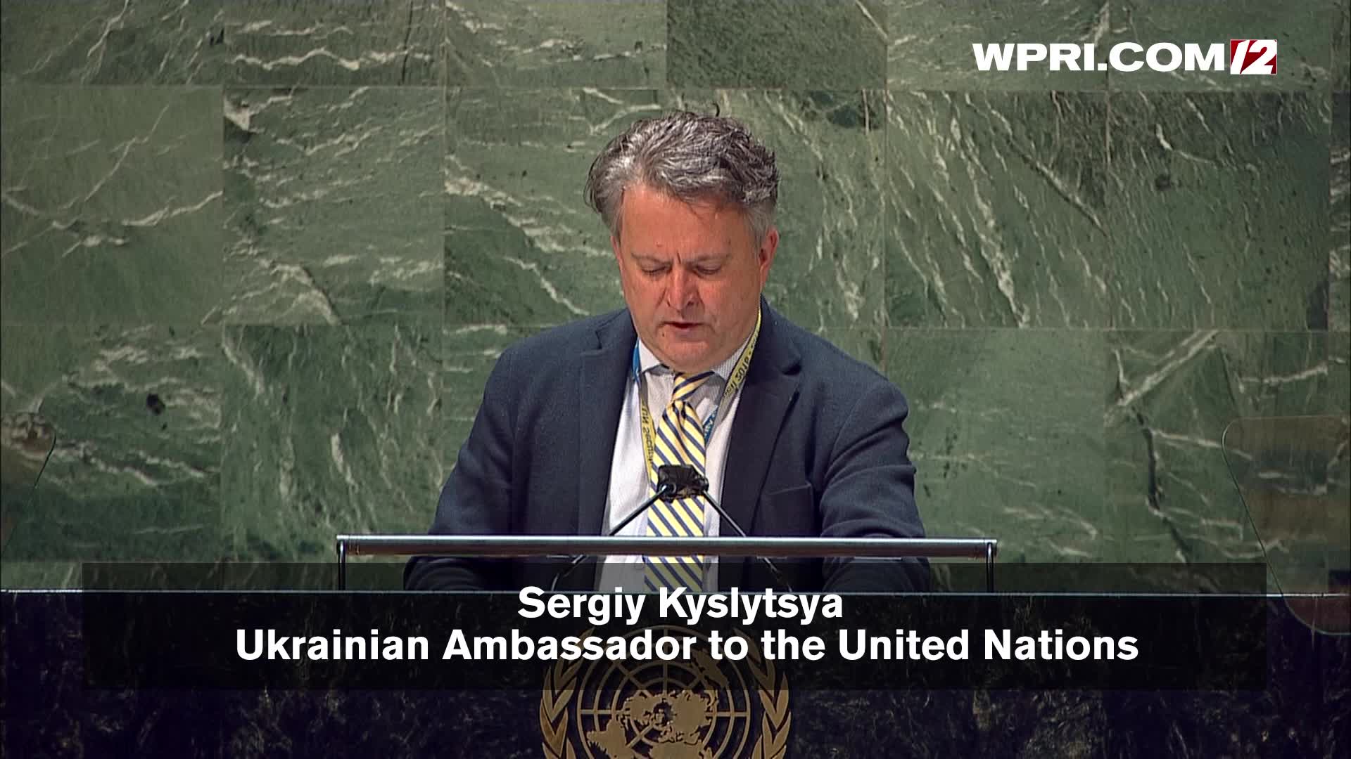 VIDEO NOW: Ukrainian ambassador addresses United Nations General ...