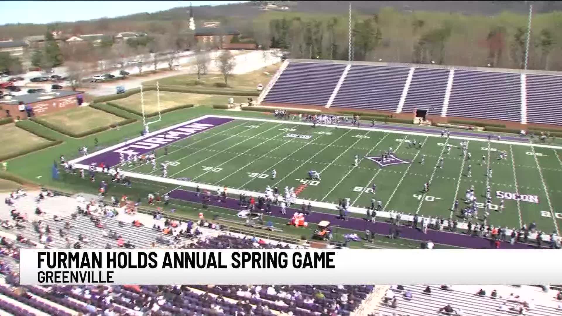 Furman wraps up Spring drills with annual Purple & White Day at Paladin ...